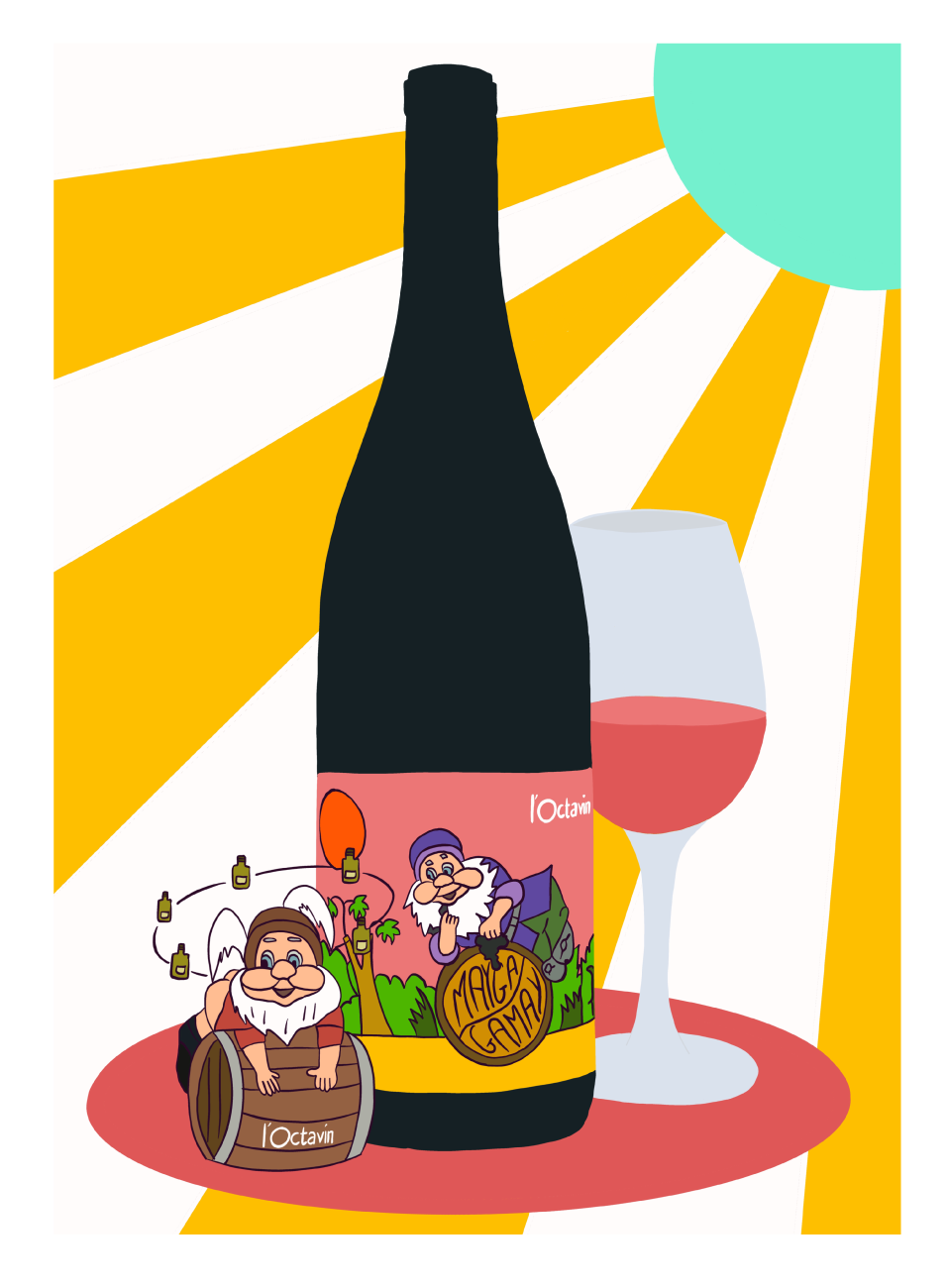L'Octavin | JURA Artwork Poster – MORE Natural Wine