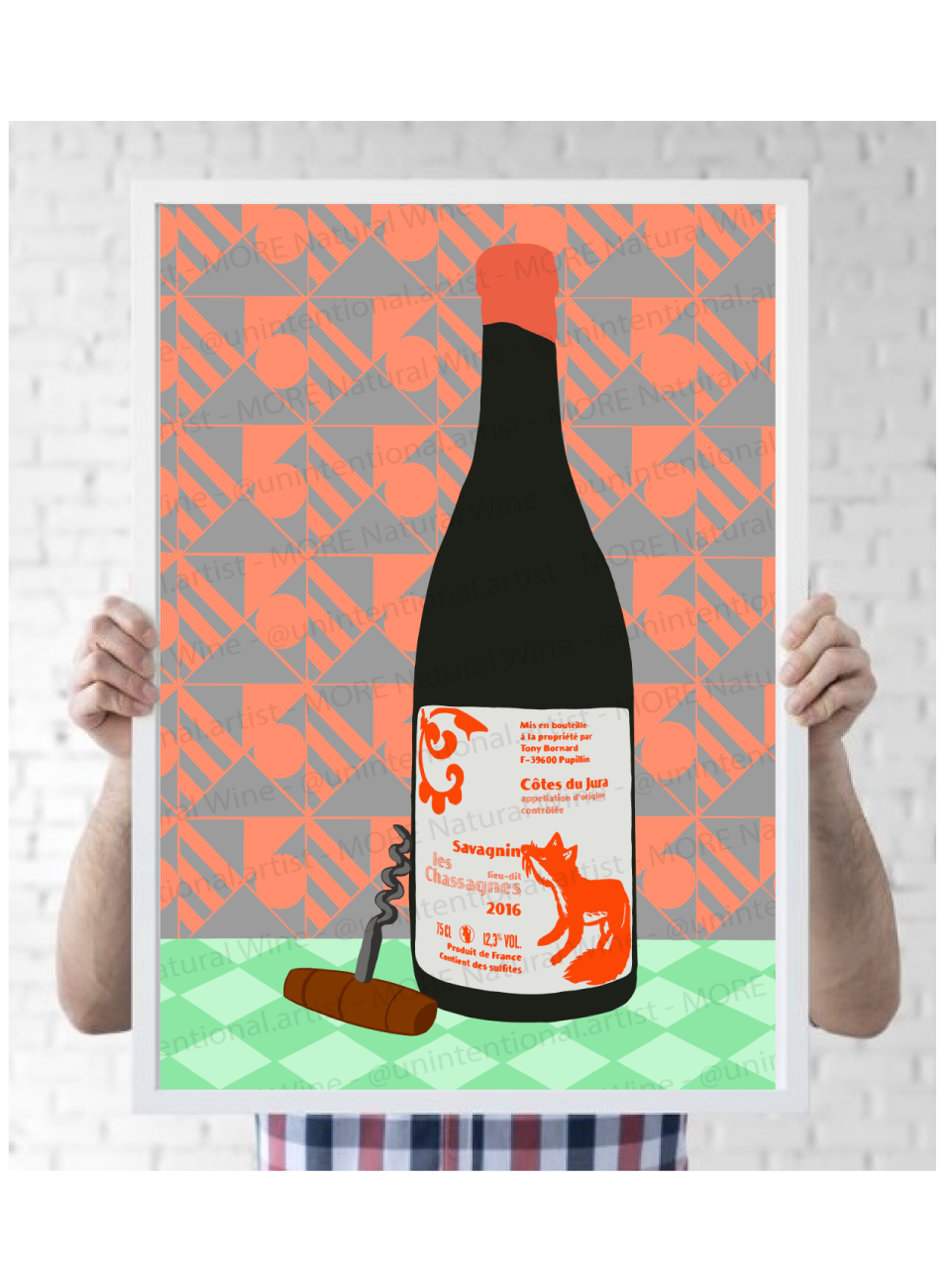 Tony Bornard | JURA Artwork Poster – MORE Natural Wine